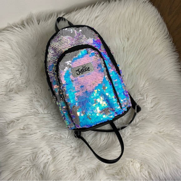 Justice | Bags | Justice Sequin Mini Backpack | Poshmark